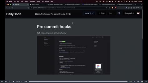 video on eslint prettier and pre commit hooks rohit kumar rai posted on the topic linkedin