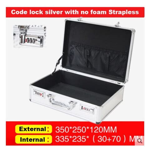 aluminum alloy tool case portable cipher box tool vicedeal