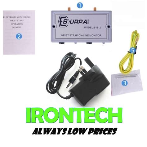 Surpa 518 2 Esd Anti Static Wrist Strap Online Monitor Shopee Malaysia