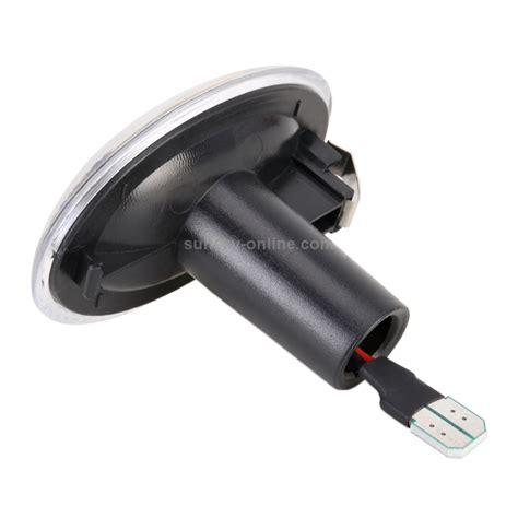 2 Pcs Dc12v 3 W 자동차 Led 동적 깜박이 측면 조명 Bmw 미니 쿠퍼 용 흐르는 물 방향 지시등 앰버 라이트 투명