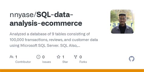 Github Nnyase Sql Data Analysis Ecommerce Analyzed A Database Of Tables Consisting Of
