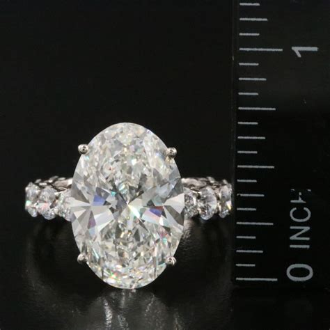 14k 1167 Ctw Lab Grown Diamond Ring With Igi Report Ebth