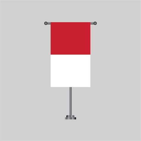 Premium Vector Illustration Of Indonesia Flag Template