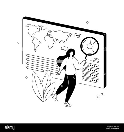 Big Data Visualization Abstract Concept Vector Illustration Stock Vector Image And Art Alamy