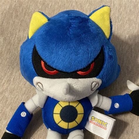 12 Tomy Metal Sonic Plush Sonic The Hedgehog Sega 4682206635