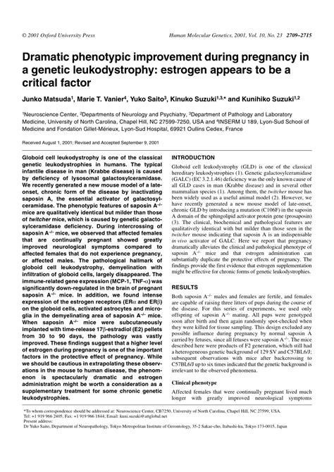 Pdf Dramatic Phenotypic Improvement During Pregnancy In A Genetic