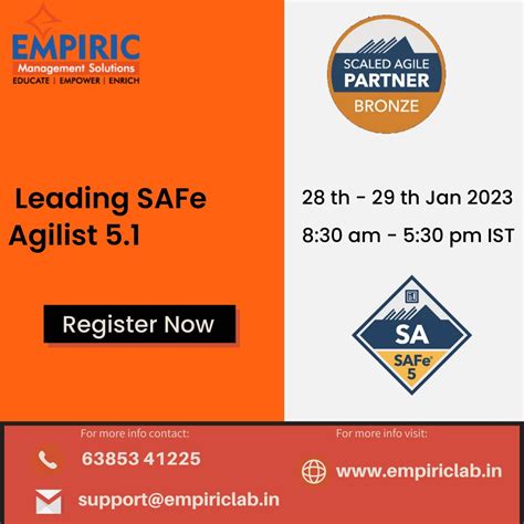 Empiric Management Solutions On Linkedin Safe Safeagile Safeagilist