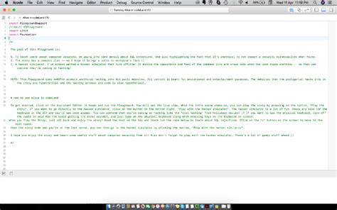 How To Make Something With Swift Playgrounds