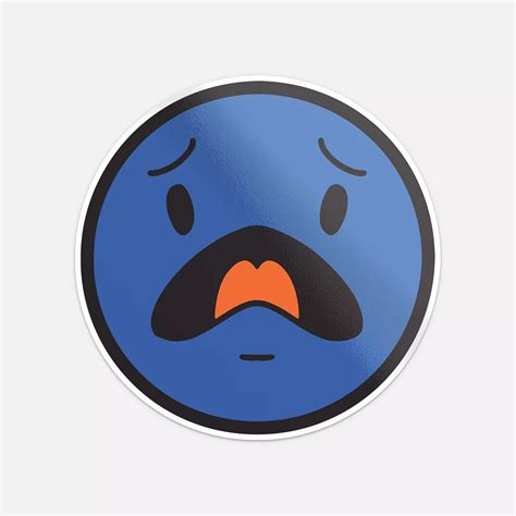 Kira Scared Emoticon Car Bumper Vinyl Sticker Decal Waterproof Sticker