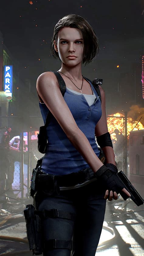 1280x2120 Resident Evil 3 Jill Valentine 2020 Iphone Iphone Jill