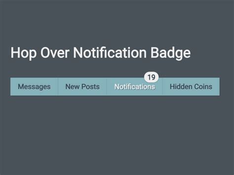 Horizontal Navbar With Badge On Hover — Codehim
