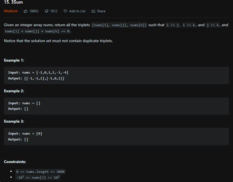 Leetcode 15 3sum — Python Solution By Nicholas Wade Codex Medium