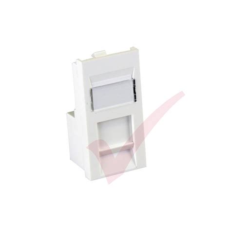 Excel Cat5e Rj45 Utp Low Profile Module White 100 760