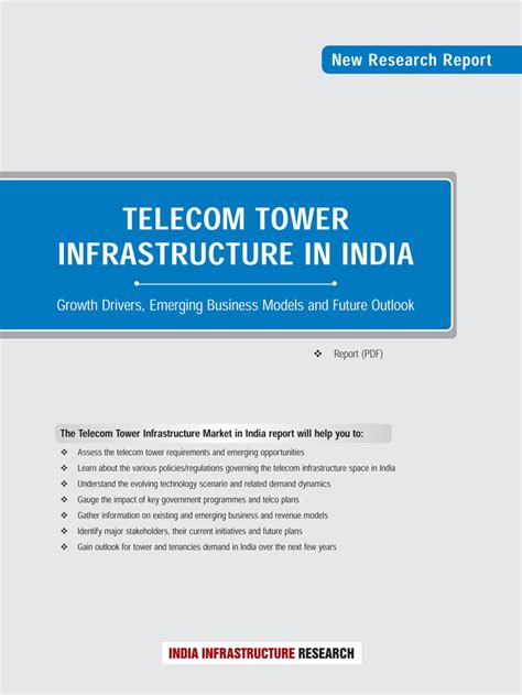 Telecom Tower Infrastructure Market In India India Infrastructure