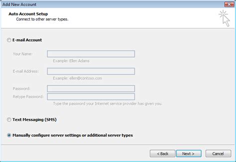 ISC Networking Help System How Do I Configure Outlook For My Zimbra Account