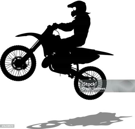 실루엣 라이더가 모터크로스 챔피언십에 참가합니다 벡터 일러스트레이션 모토크로스에 대한 스톡 벡터 아트 및 기타 이미지 모토
