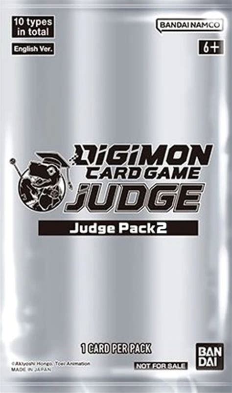 Judge Pack 2 Digimon Promotion Cards Digimon Card Game