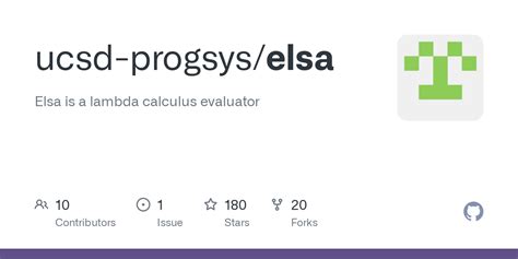 Github Ucsd Progsyselsa Elsa Is A Lambda Calculus Evaluator