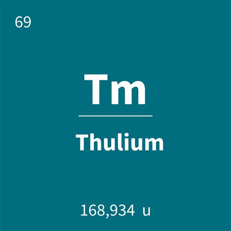 Element Thulium Verwendung And Co Chemie Azubi