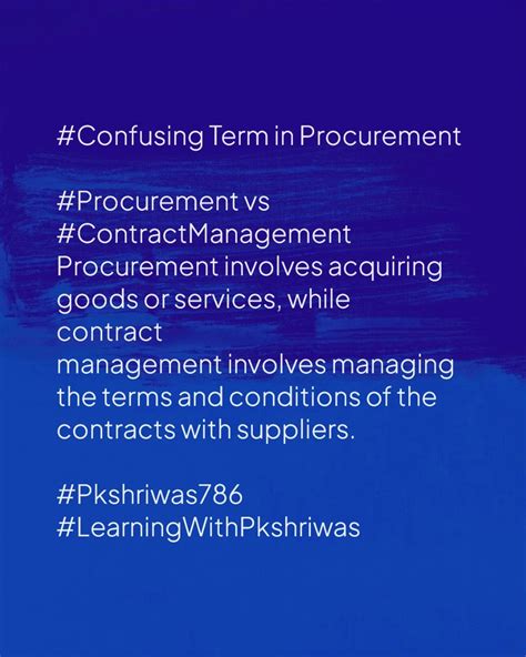 Prateek Kumar On Linkedin Happylearningwithpk Confusing Procurement