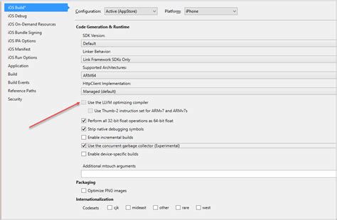 Xamarinios Build Llvm Disabled Stack Overflow