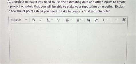 Solved Calculate The Expected Activity Duration Using Chegg Com