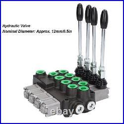 4 Spool Hydraulic Control Valve Hydraulic Directional Valve For
