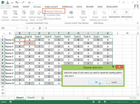 How To Select Alternate Rows And Columns In Excel User Guide XLTools