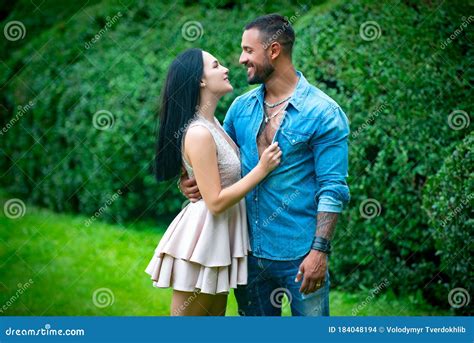 Sensual Couple In Love Romantic Couple In Love Looking At Each Other