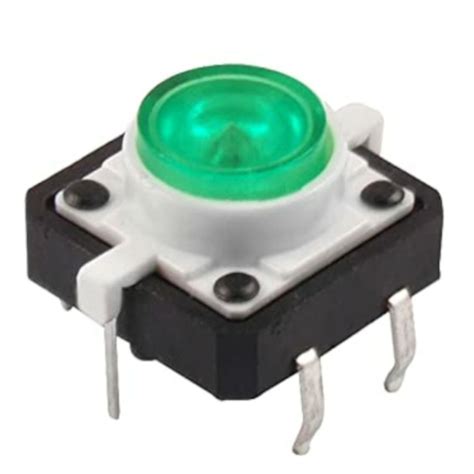 Probots Tactile Push Button Switch Momentary With Red LED Buy Online India Buy Online India