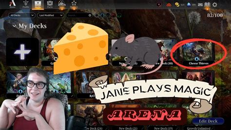 Jane Plays Magic Arena Featuring Lita Lecherous Cheese Thieves Youtube