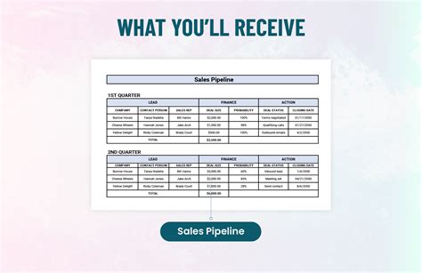 Pipeline Template In Excel Word Google Docs Download Template Net