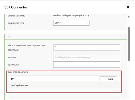 Connector Properties Radiant Logic Documentation