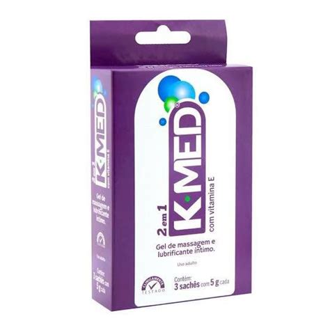 Gel Lubrificante Íntimo K Med 2 Em 1 Com 3 Sachês Shopee Brasil