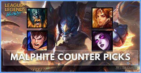 Malphite Wild Rift Best Counter Picks Zilliongamer