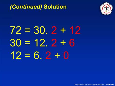 Algoritma Euclid Ppt Educational Assessment Education