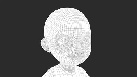 Cartoon Girl Hair 3d Model 49 Ztl Fbx Obj Ma Free3d