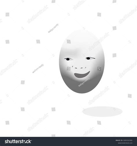 Cartoon Egg Ghost Funny Illustration Stock Illustration 2201522341 Shutterstock