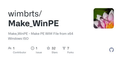 Github Wimbrts Make Winpe Make Winpe Make Pe Wim File From X64 Windows Iso