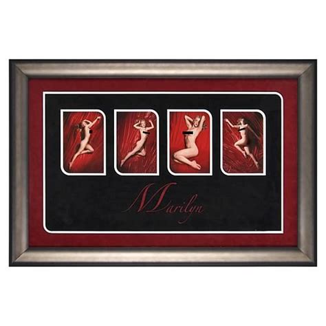 Marilyn Monroe Red Velvet Framed Photos Entertainment Earth