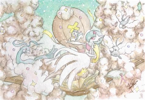 Gardevoir Mega Gardevoir Altaria Pachirisu Swablu And 1 More