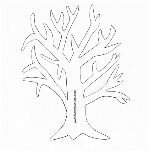 Bare Tree Template Sample Template