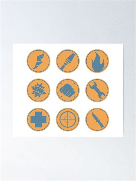 Tf2 Blu Class Symbols Poster For Sale By Callmejelli Redbubble Tf2 Blu Class Symbols Poster For Sale By Callmejelli Redbubble