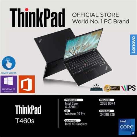 Laptop Lenovo Thinkpad T S Intel Core I Ram Gb Ssd Gb Fhd Backlit Intel Hd
