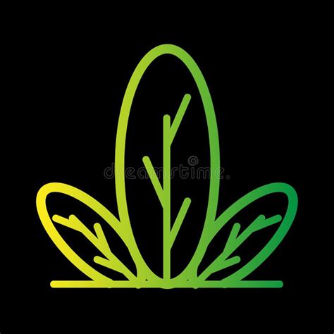 Tree Icon Gradient Vector Stock Vector Illustration Of Gradient 148205346