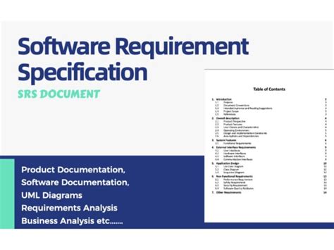 Write Software Requirement Specification Srs Technical Documentation