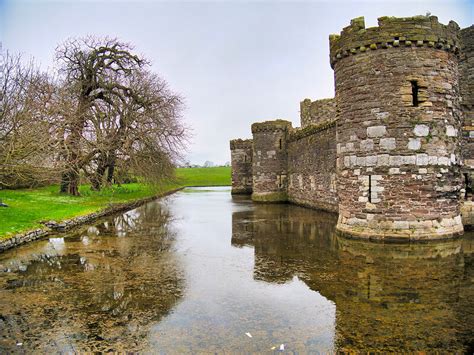 Beaumaris Castle Moat © David Dixon Geograph Britain And Ireland
