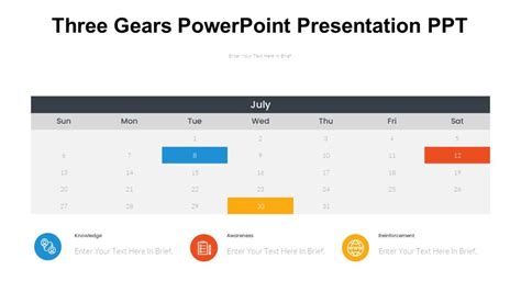 Three Gears Powerpoint Presentation Ppt 100 Editable Pptx