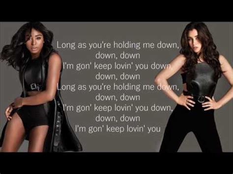 เนื้อเพลง Down Fifth Harmony Feat Gucci Mane