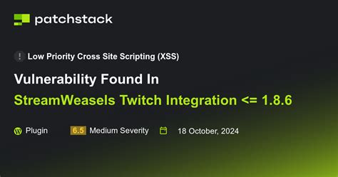 Wordpress Streamweasels Twitch Integration Plugin
